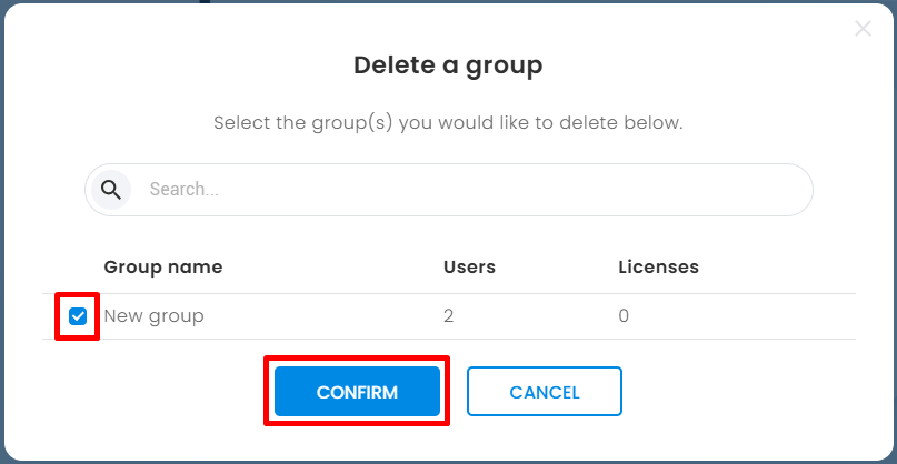 Create or delete a group – PDF Architect