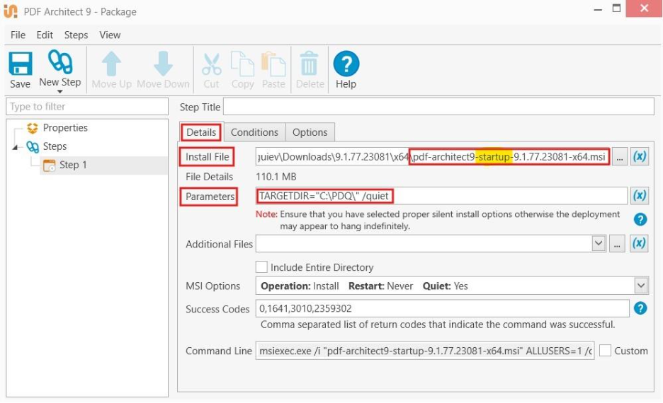 Deploy PDF Architect via PDQ Deploy – PDF Architect