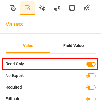 How to change the form field values properties? – PDF Architect